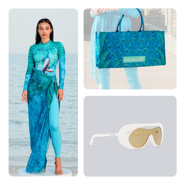 Tawoos Tote + Sunglasses Set - Hadia Ghaleb